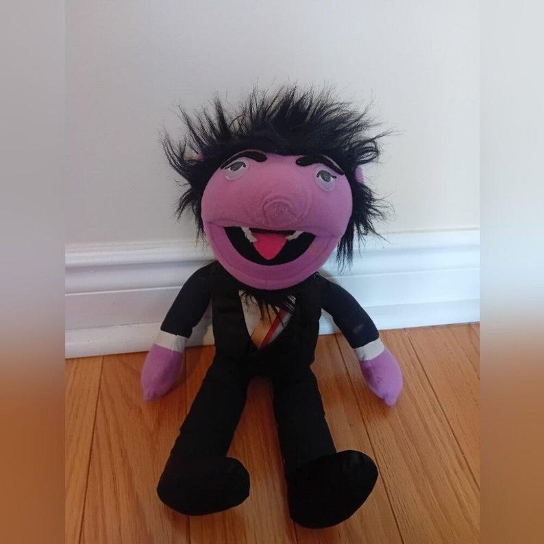 Vintage 1980s Applause Sesame Street the Count Dracula Vampire Muppet ...