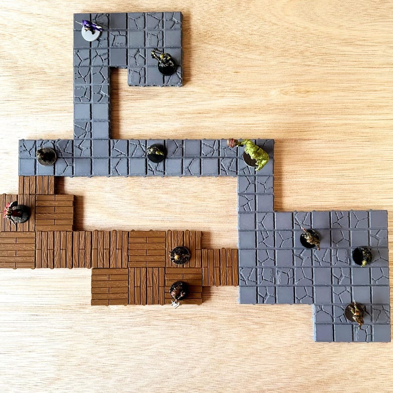 Special Week Floor Map Set Mix and Match Flooring 3d Printed TTRPG ...