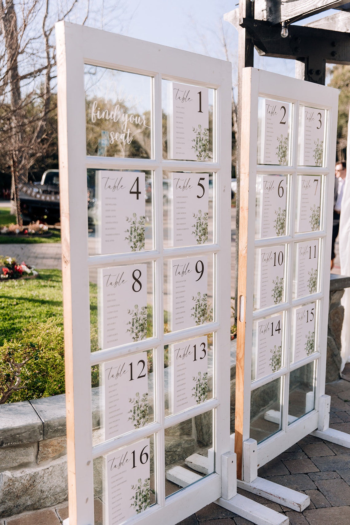 Wedding Seating Chart Template, Seating Plan Sign Template, DIY Table ...