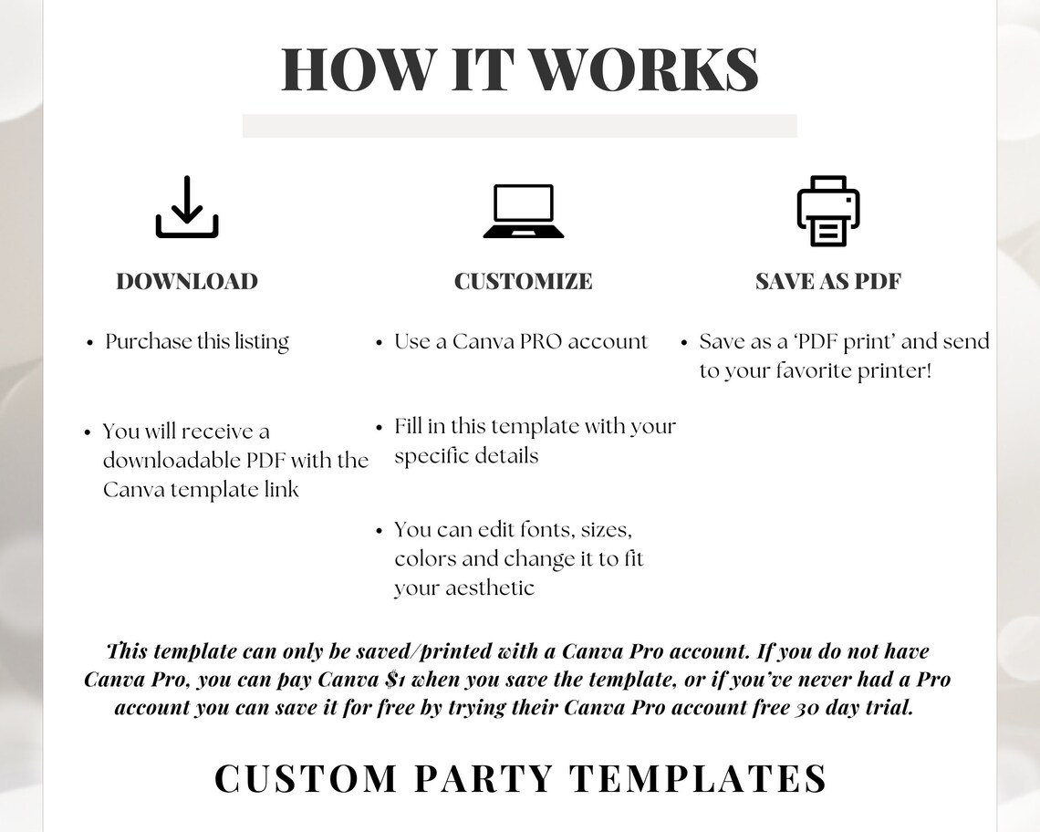 Wedding Seating Chart Template, Seating Plan Sign Template, DIY Table ...