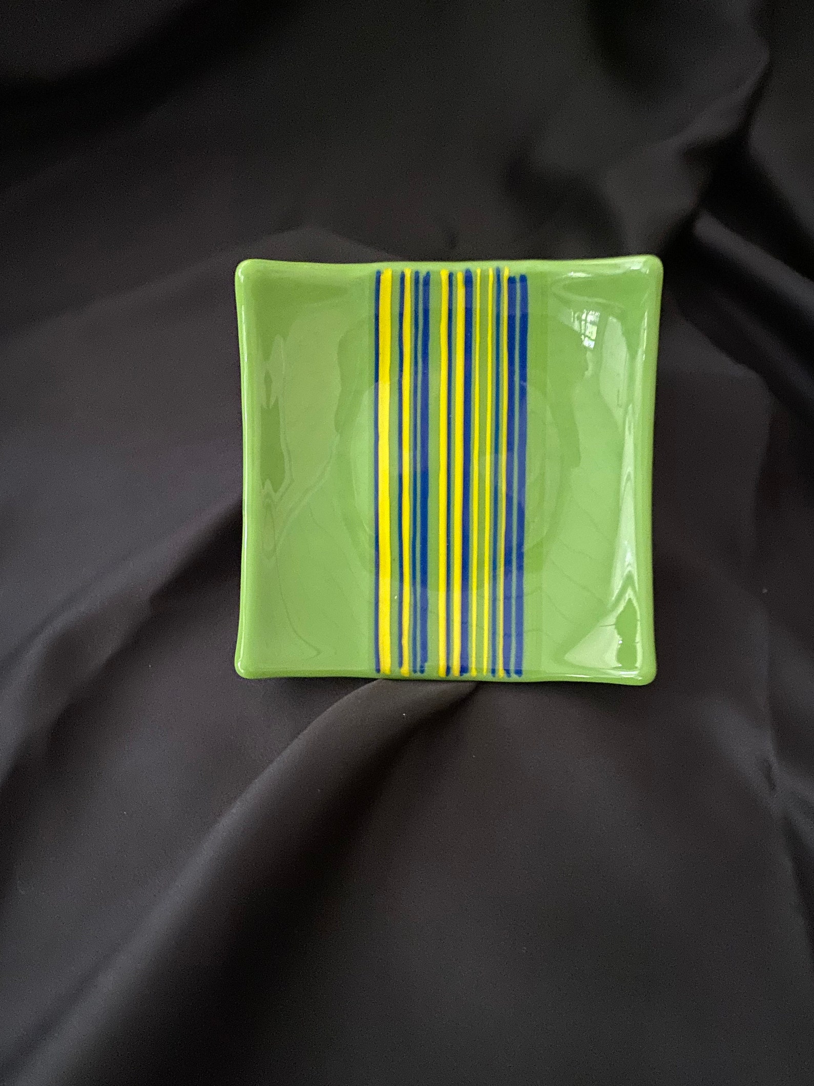 Glass Fusion Decorative Plate - Etsy