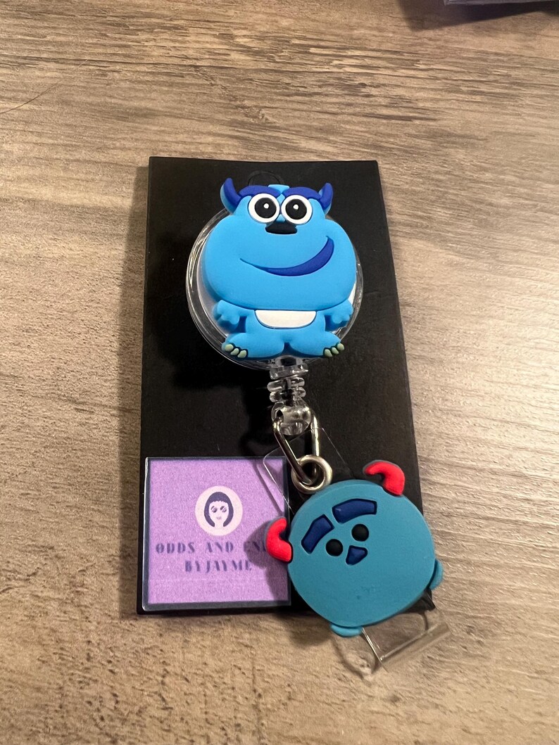 Buzz Lightyear, Sully, or Mike Wazowski Disney Badge Reel Cute ID ...