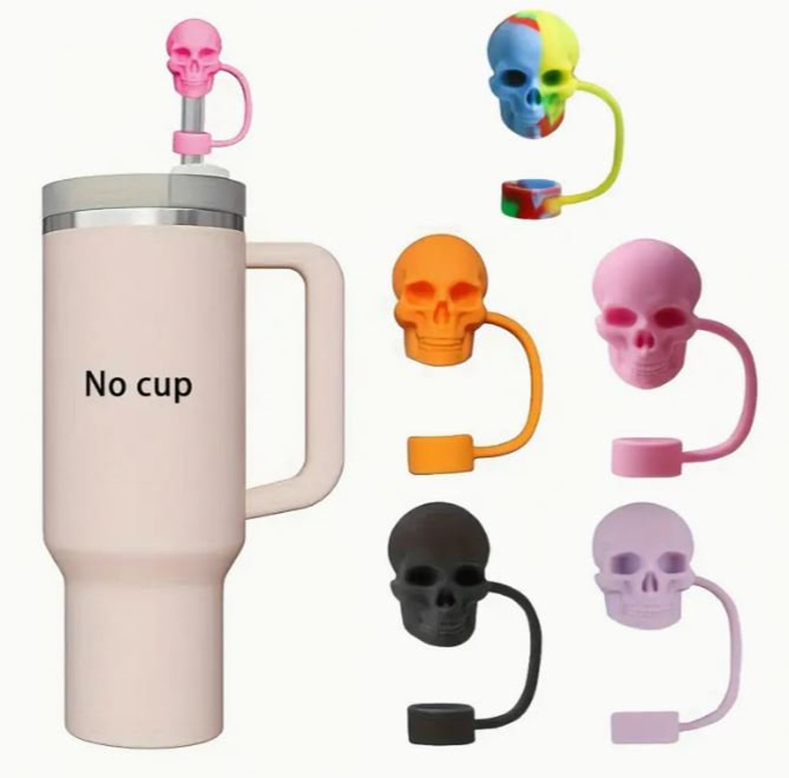 Silicone Skull Straw Toppers - Etsy