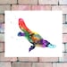 ORIGINAL Cosmic Platypus Watercolor Painting 9X12 - Etsy