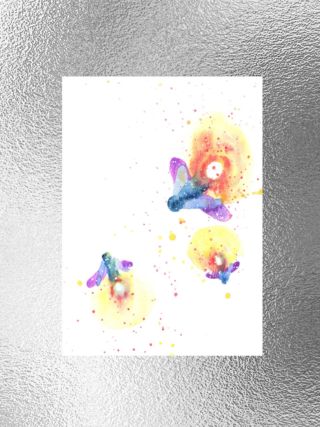 ORIGINAL Cosmic Firefly Watercolor Painting 9X12 - Etsy