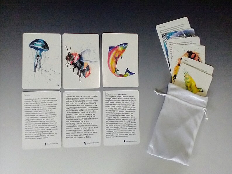 Cosmic Animal Cards Mystery Pack of 12 Limited Edition - Etsy