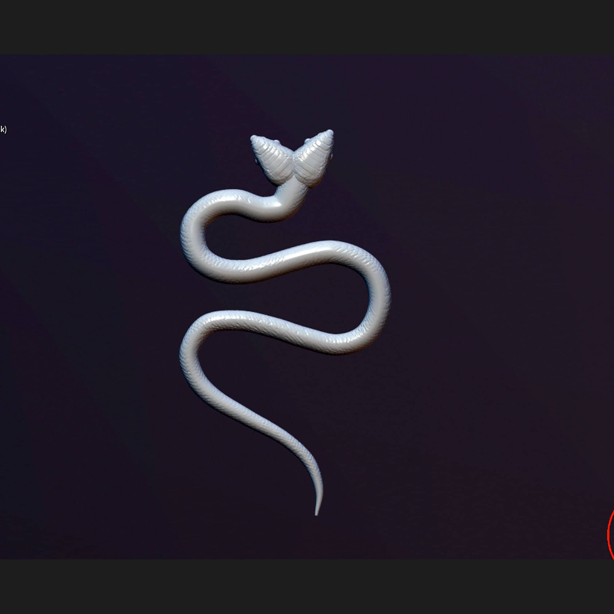 Two Headed Snake STL Digital File for 3D Printing - Etsy