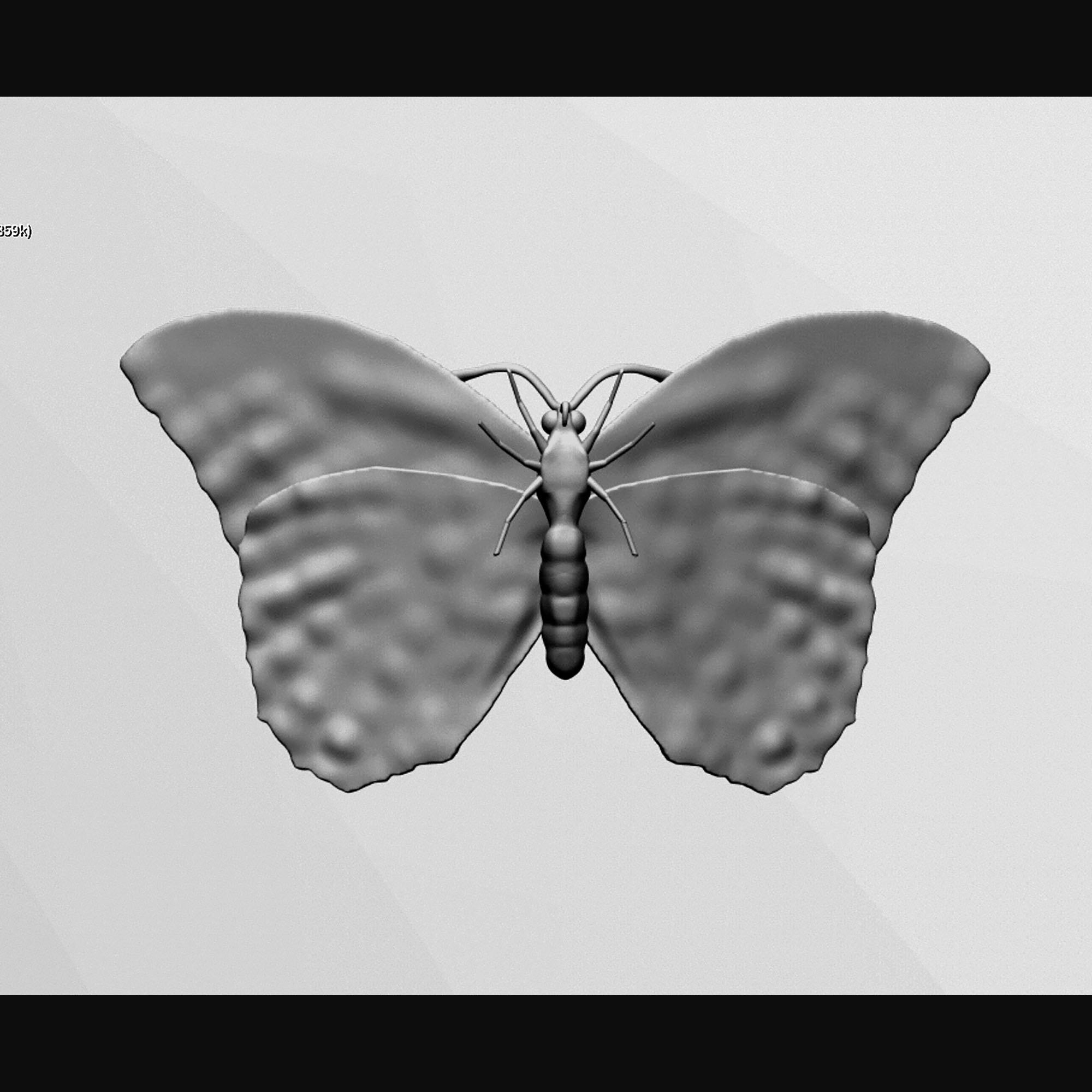 Blue Morpho Butterfly STL Digital File for 3D Printing - Etsy