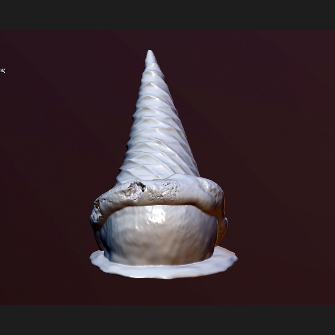 Dropped Ice Cream STL Digital File for 3D Printing - Etsy