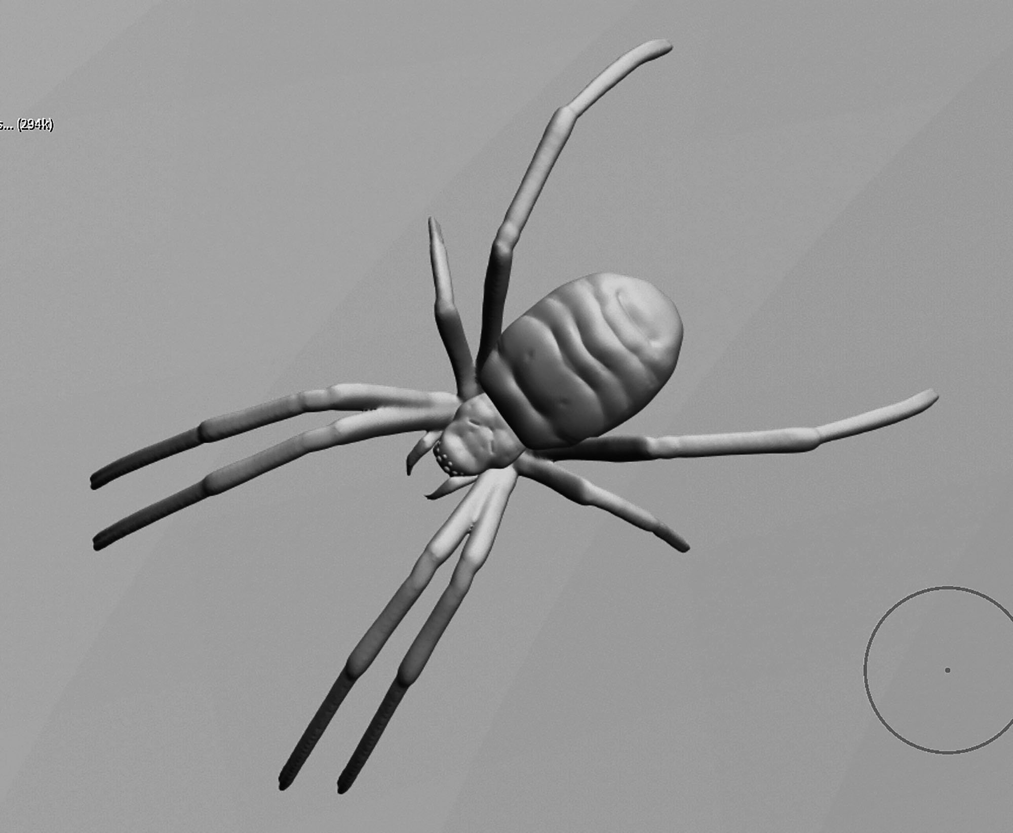 Realistic Spider With Thick Legs STL Digital File for 3D Printing - Etsy