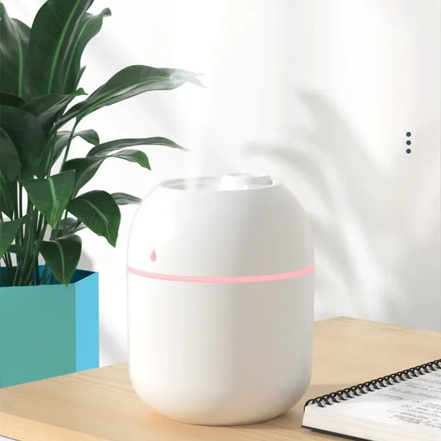 Portable Mini LED Air Humidifier for Office and Car (220ml) - Etsy