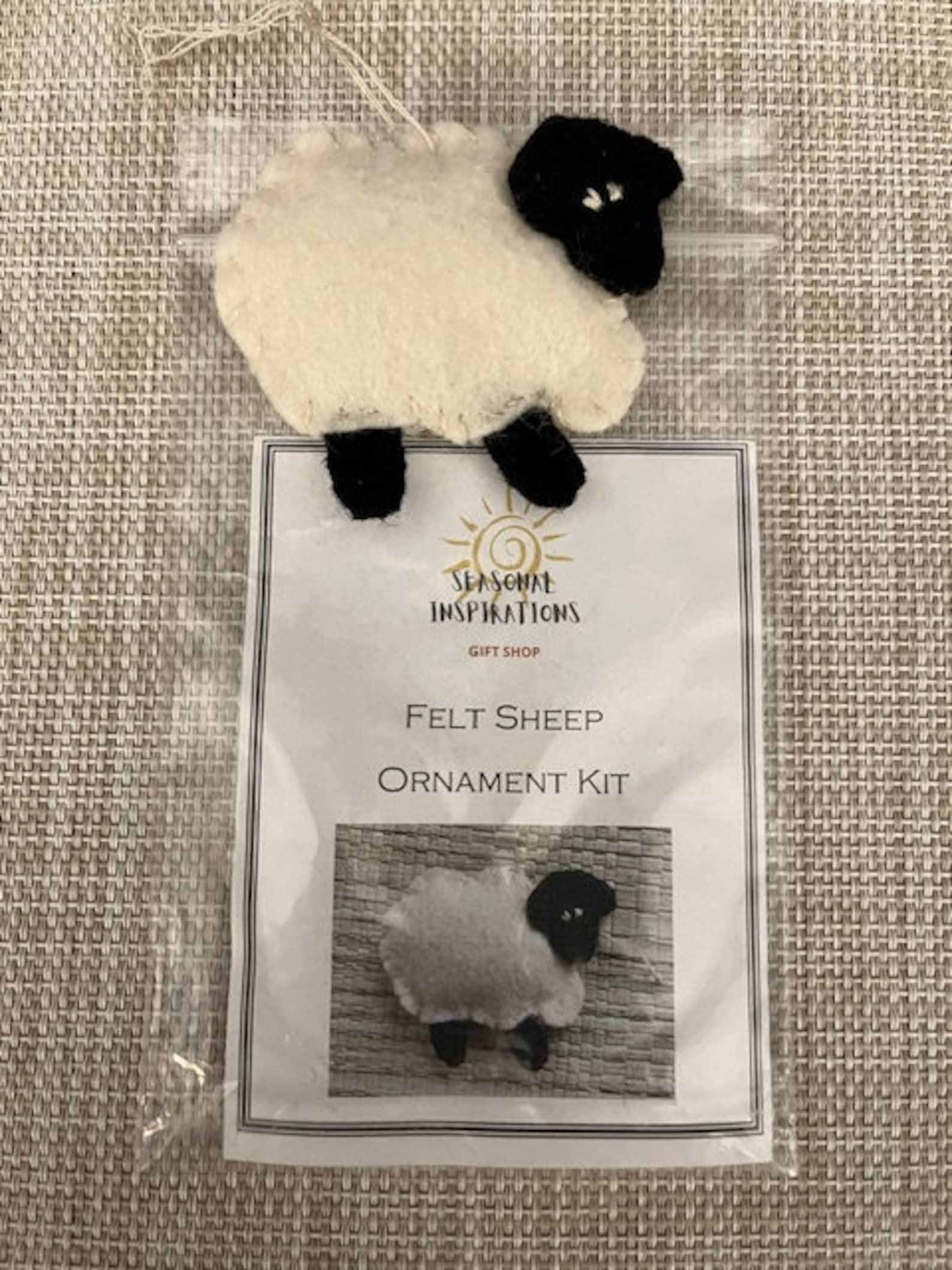 Handstitched Felt Sheep Craft Kit - Etsy