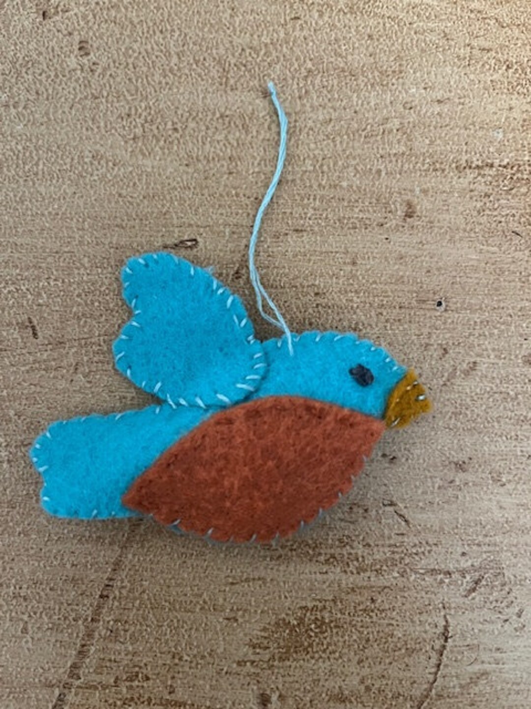 Handstitched Felt Bluebird Craft Kit - Etsy