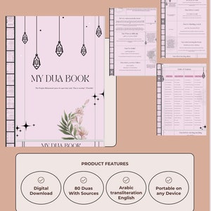Pink Dua Book - Islamic Supplication Book | Daily Duas for Muslims ...