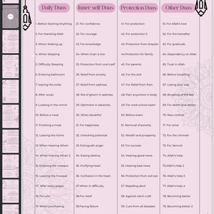 Pink Dua Book - Islamic Supplication Book | Daily Duas for Muslims ...