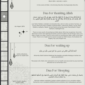Beige Dua Book Islamic Supplication Book Comprehensive Daily Duas for ...