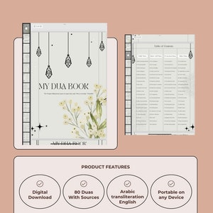 Beige Dua Book - Islamic Supplication Book | Comprehensive Daily Duas ...