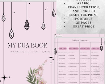Pink Dua Book - Islamic Supplication Book | Daily Duas for Muslims ...