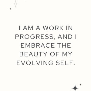 30 Editable Self Reflection Affirmation Cards, Printable Vision Board ...