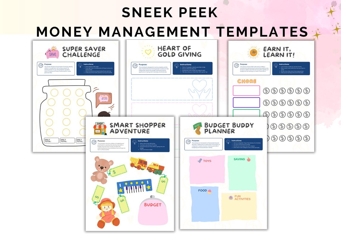 90 Pages Kids Activity Sheets Canva Template Editable & Printable ...