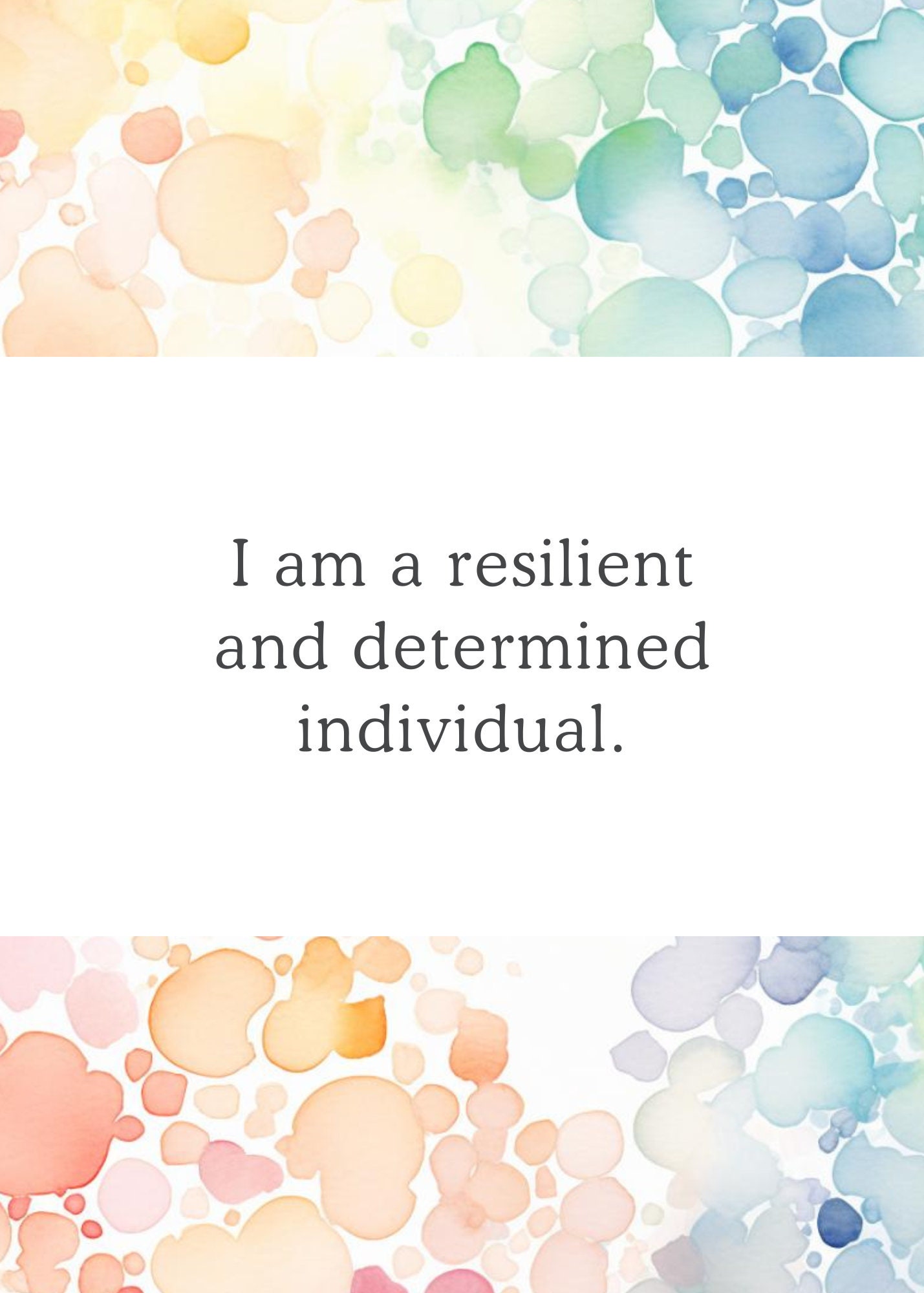 30 Affirmation Cards Printable & Editable , Affirmation Cards Digital ...