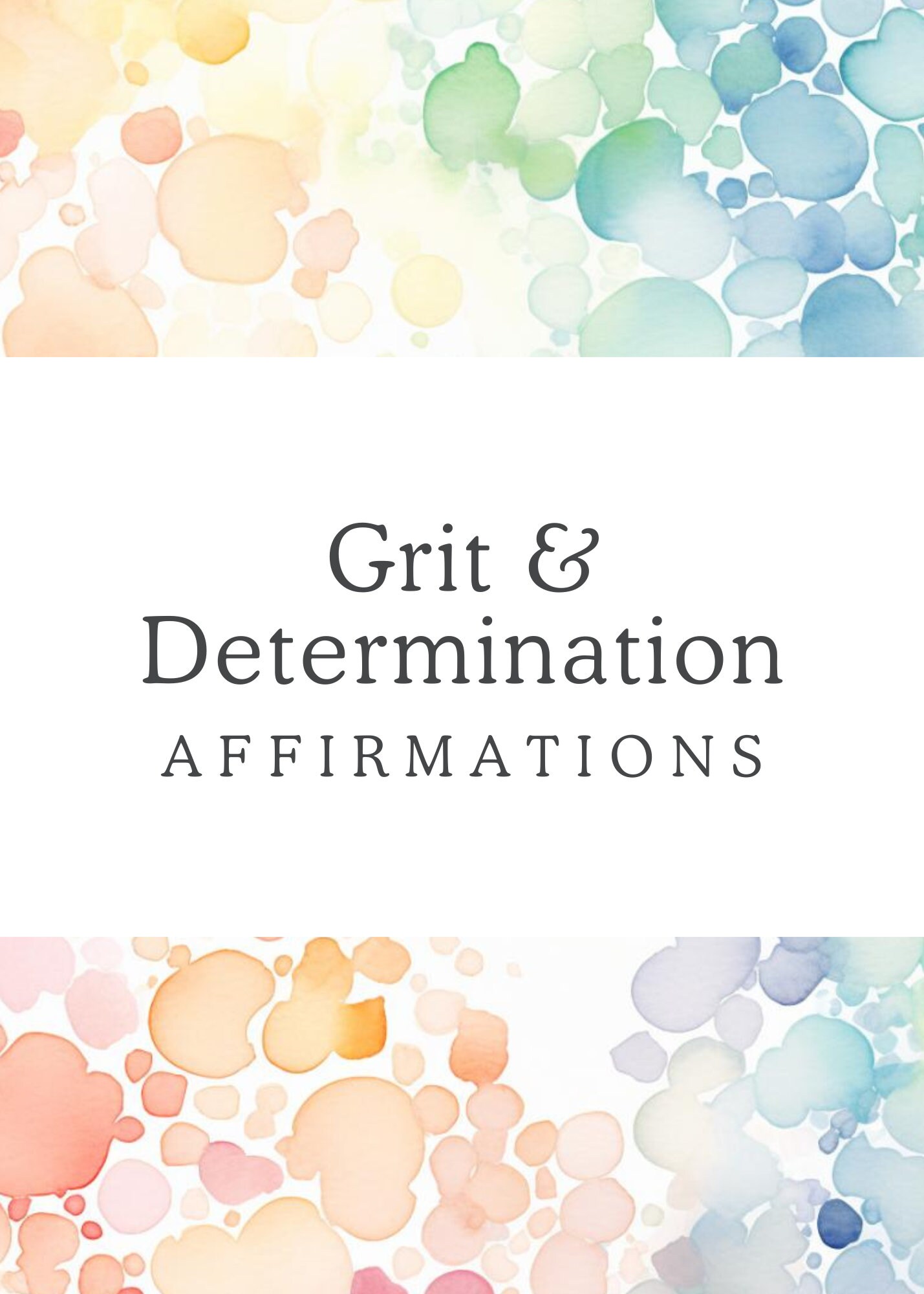 30 Affirmation Cards Printable & Editable , Affirmation Cards Digital ...