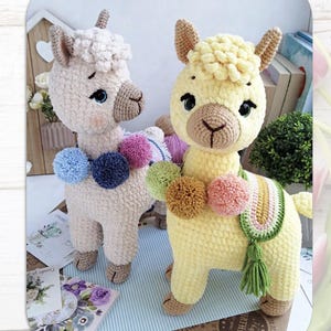 Adorable Crochet Lama Pattern -step-by-step Amigurumi Pattern in PDF ...