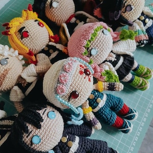 Crochet Pattern Demon Slayer 9in1 Bundle Pdf Patterns Anime-inspired ...