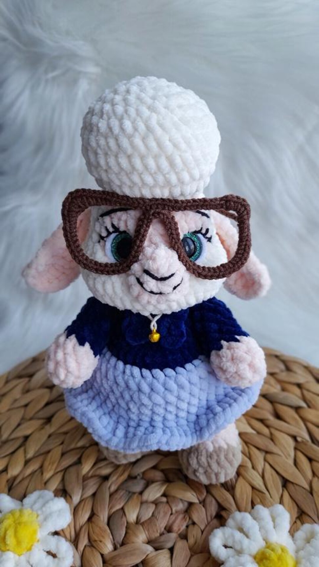 Crochet Pattern Miss Sheep/ Amigurumi Tutorial Stuffed Farm Animals ...