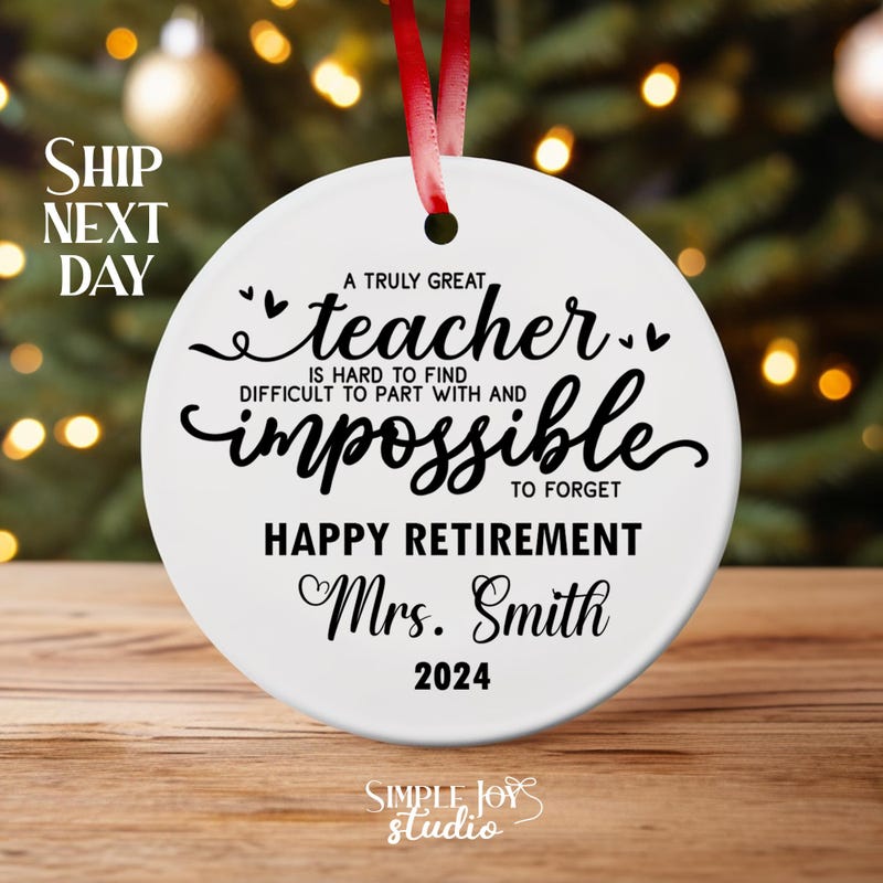 Retirement Ornaments - Etsy