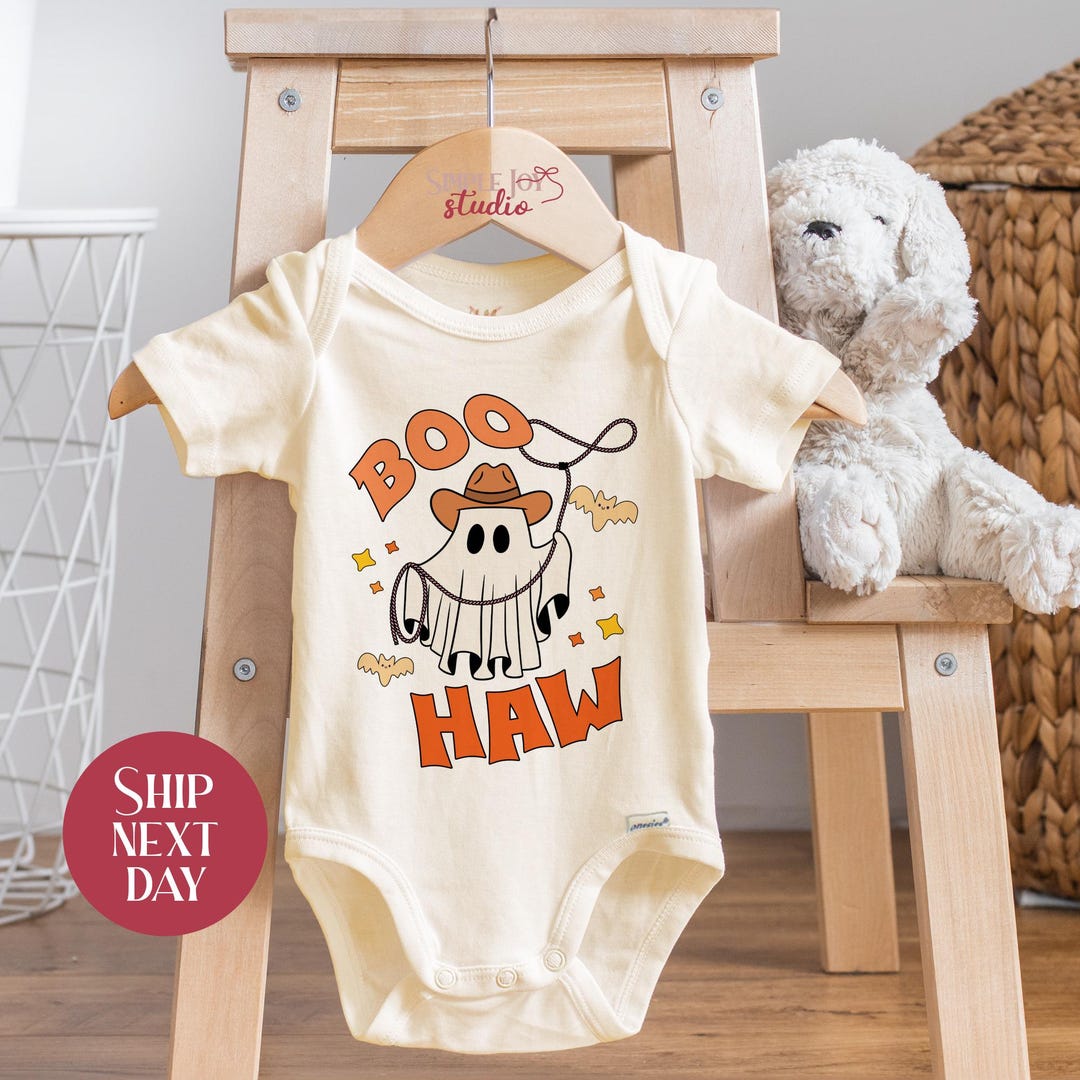 Cowboy Ghost Baby Onesies® Brand, Halloween Baby Outfit, Funny Baby ...