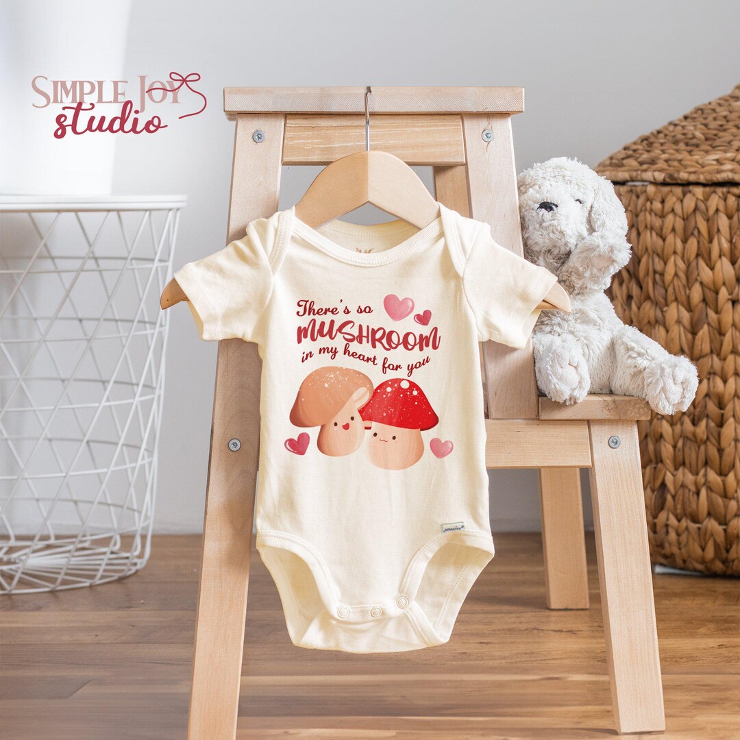 Cute Mushroom Onesie®, Baby Onesie® With Mushrooms, Adorable Baby Gift ...