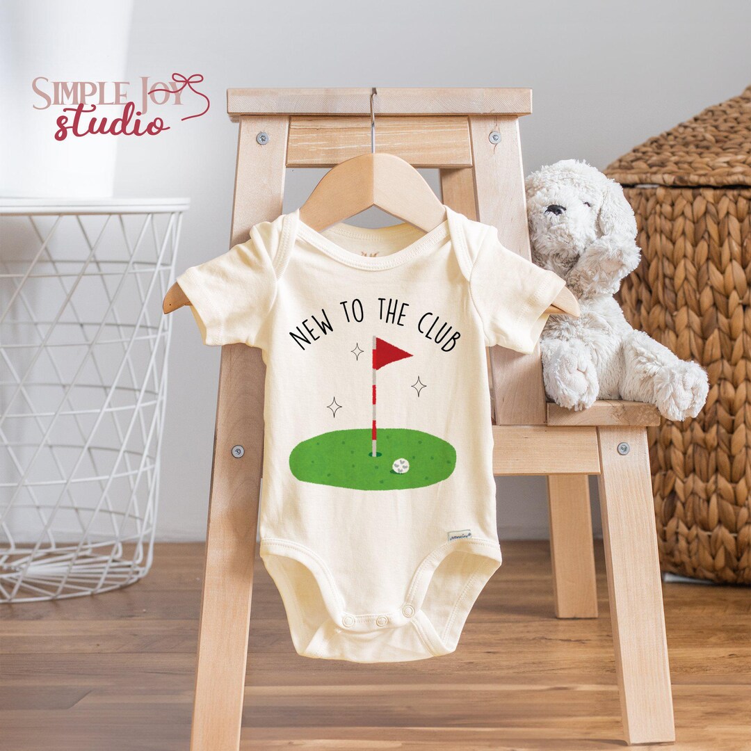 Golf Baby Bodysuit, New to the Club Outfit, Father's Day Gift for New ...