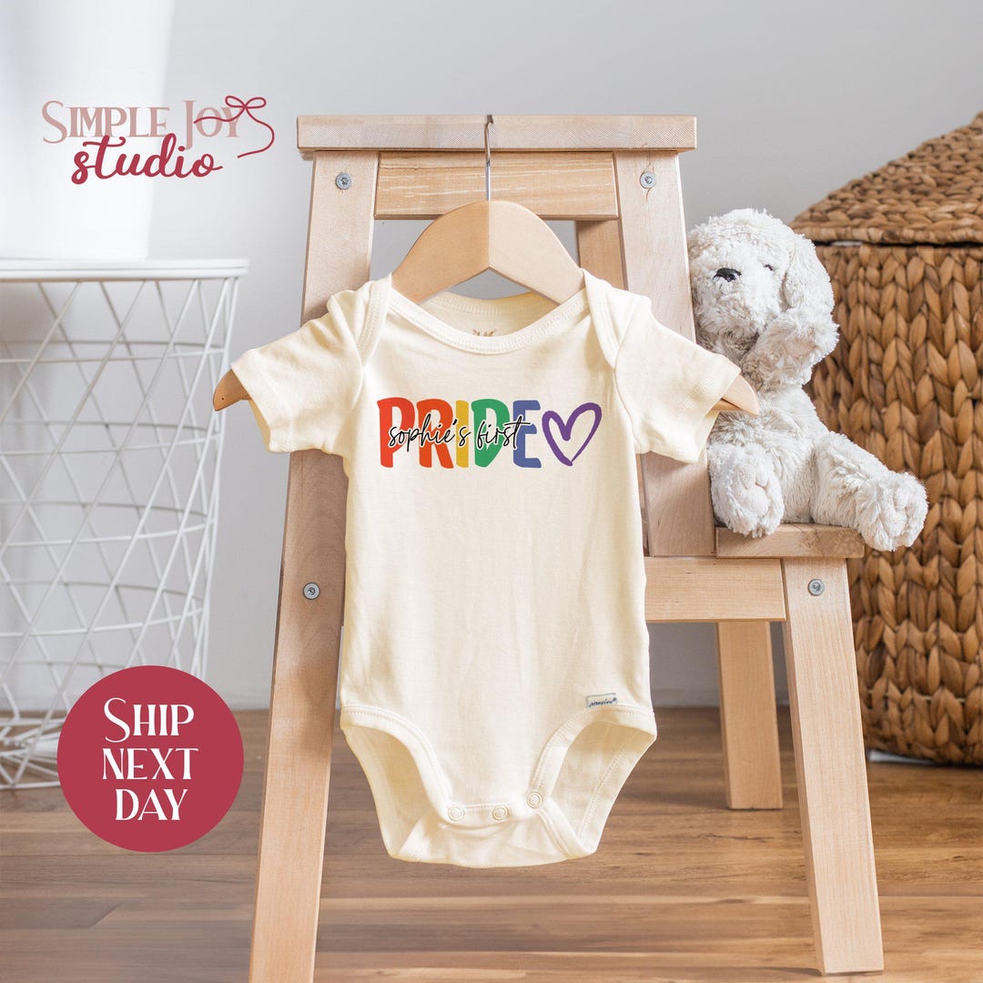 Pride Baby Onesie®: Rainbow LGBTQ+ Infant Outfit - Etsy