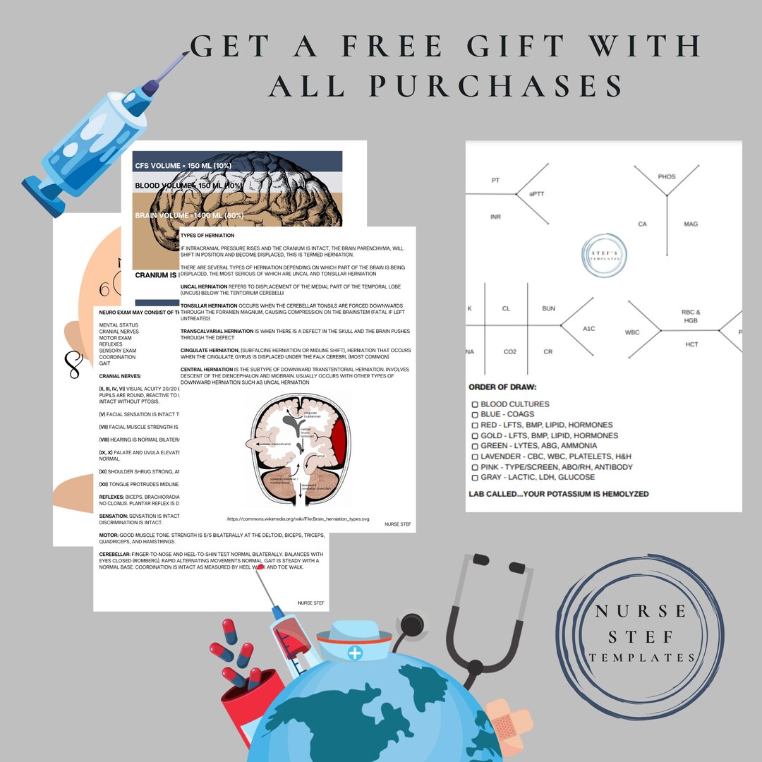 Neurology Review for Nursing Students or New Grads, Basic Neuro Study ...