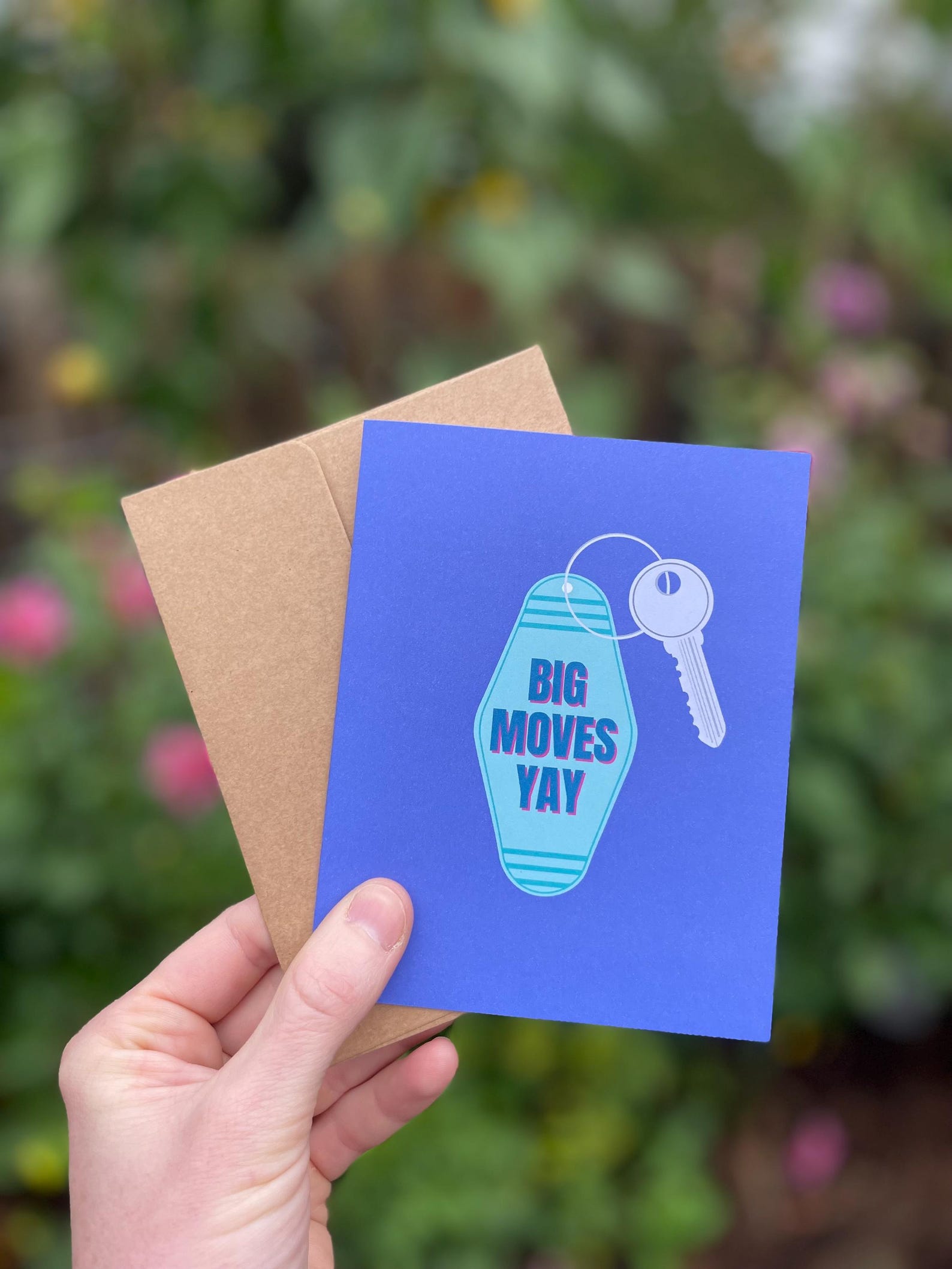 BIG MOVES YAY - Moving Greeting Card - Blank Inside - Etsy