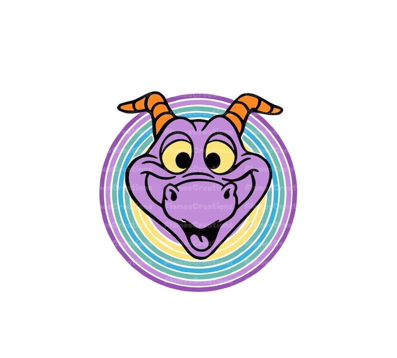 Figment Epcot Png, Figment Png, Retro Figment Png, Figment the Dragon ...