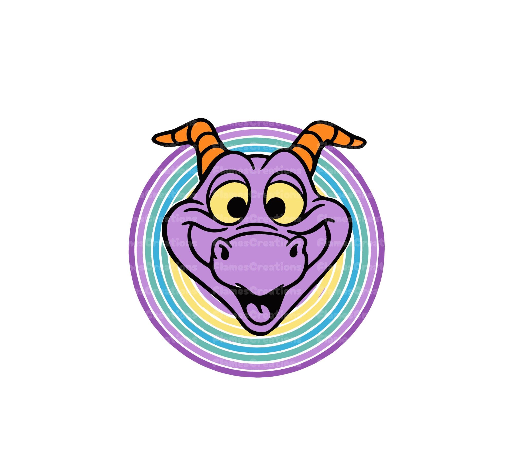 Figment Epcot Png, Figment Png, Retro Figment Png, Figment the Dragon ...