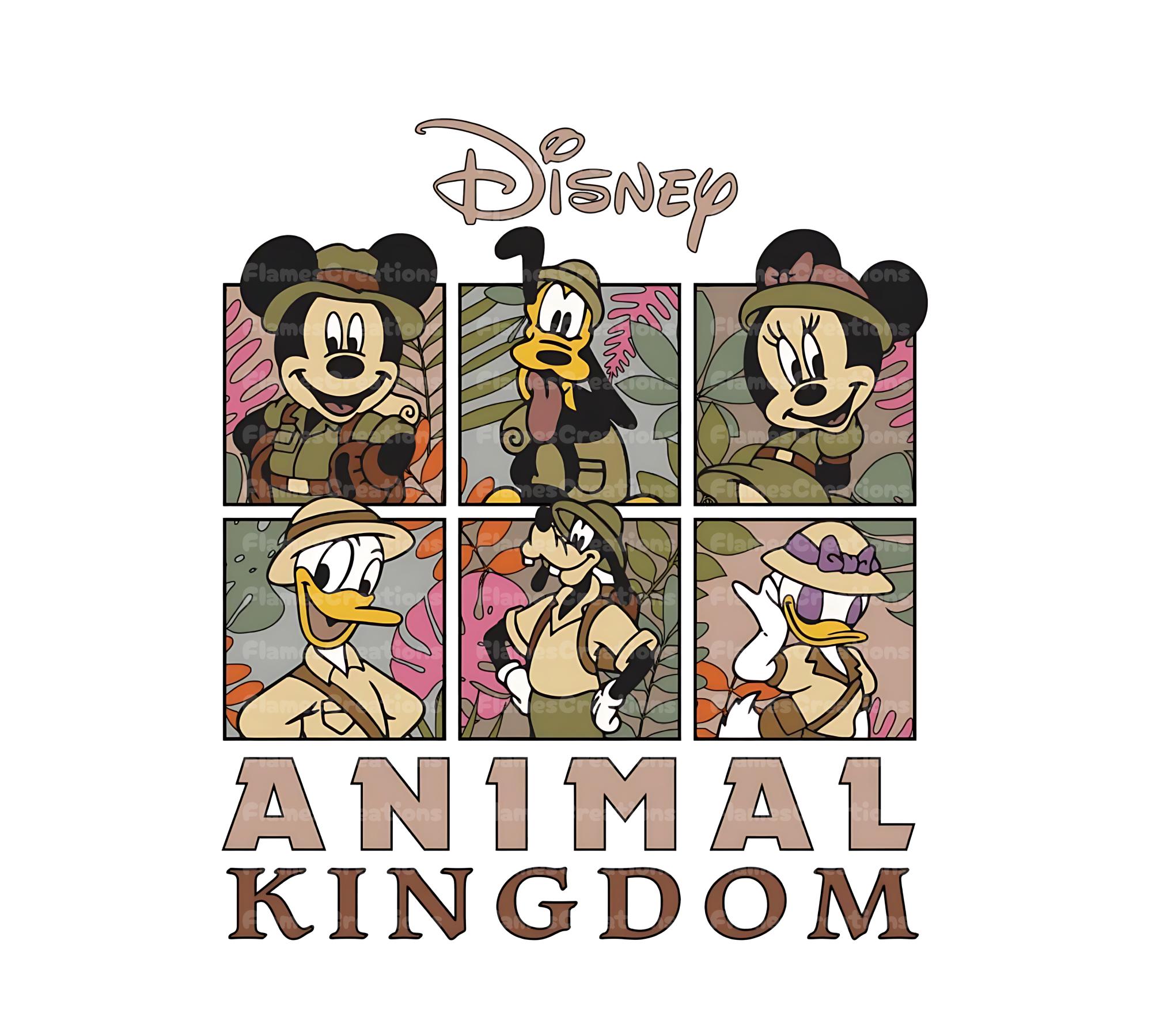 Animal Kindom Bundle Png, Family Safari Tour Png, Leopard Mouse Head ...