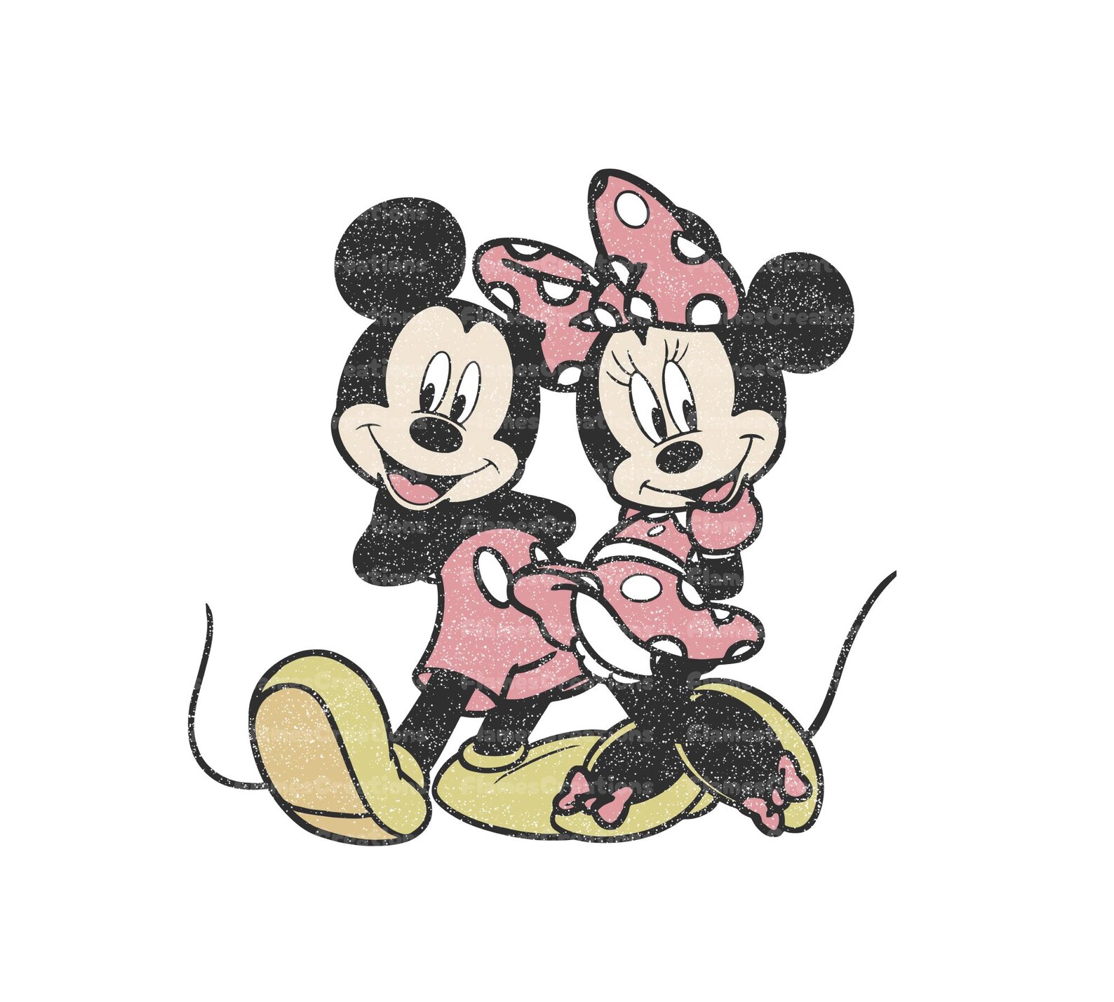 Retro Mickey Mouse and Minnie Est 1928 Png , Family Vacation Png ...