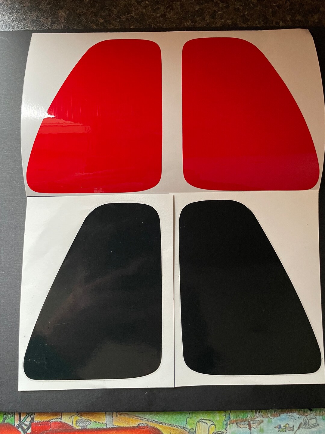 Customised Abarth/fiat 500 595 Rear Light Inserts - Etsy