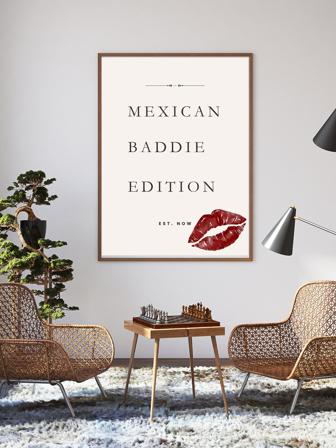 Mexican Baddie Edition Poster Classy Luxury Wall Art Instant Digital ...