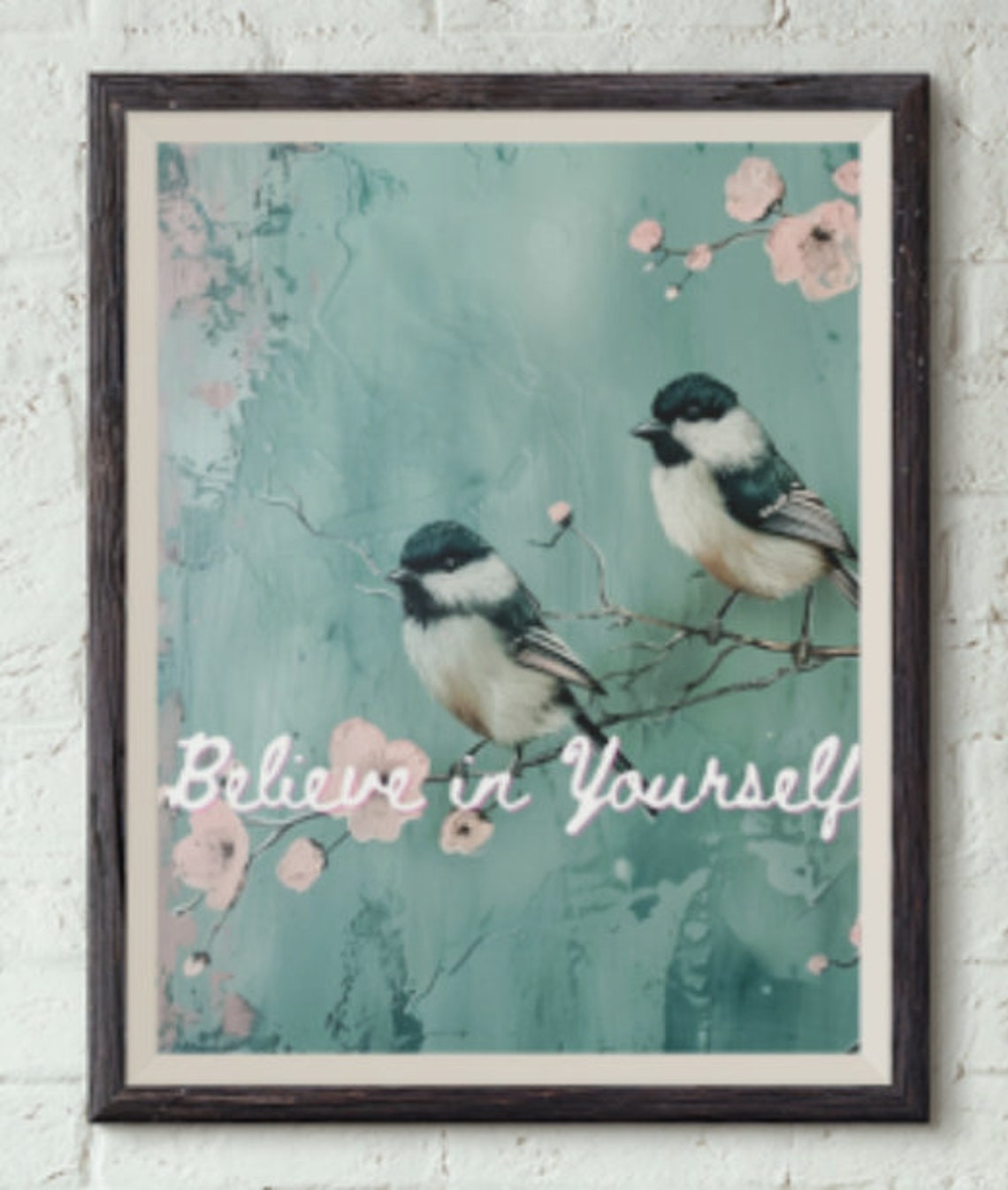 Printable Birds on Branch Oil Painting | Vintage Art Print | Classy ...