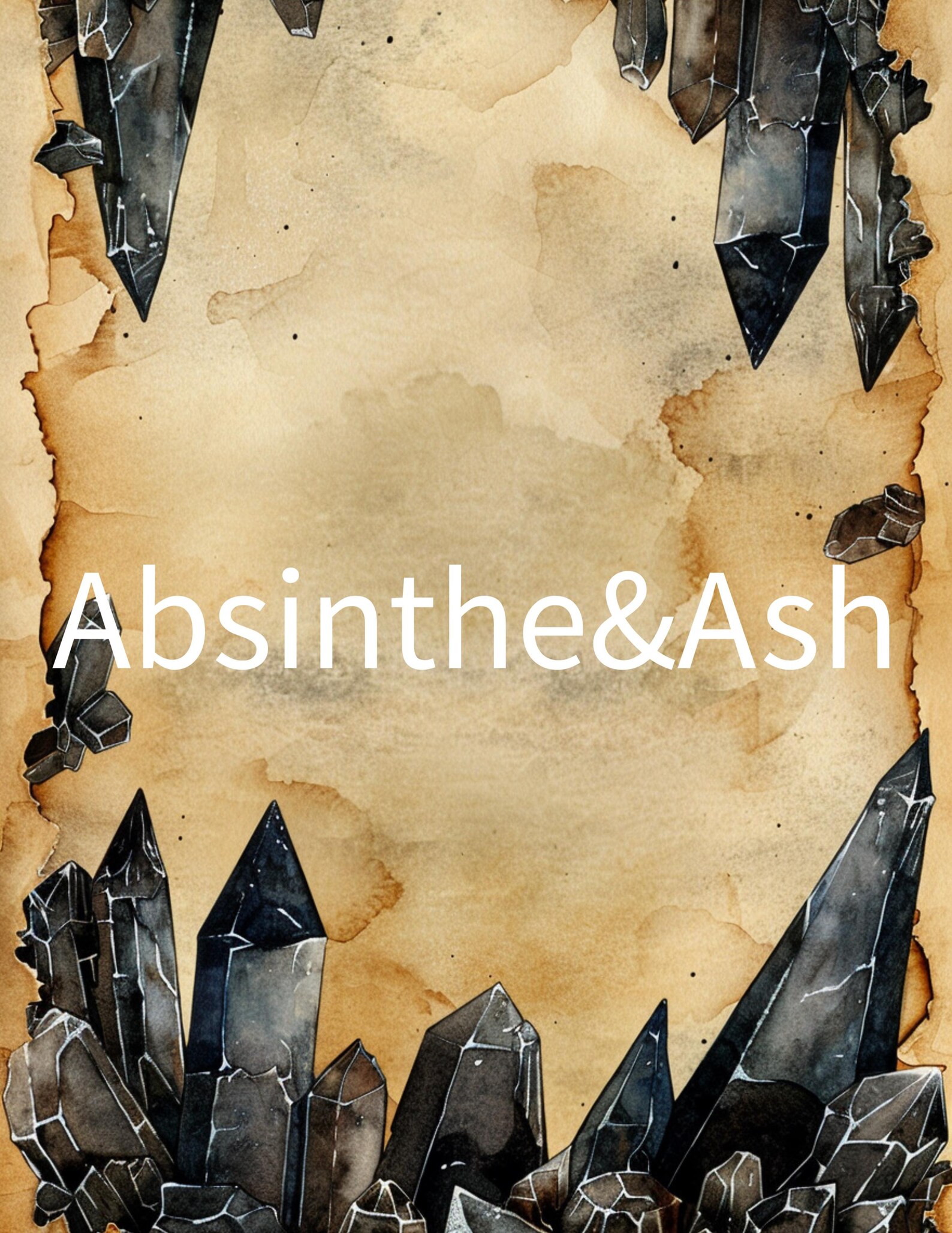 Black Obsidian Crystal Journal Pages | Digital Journal Paper | Witchy ...