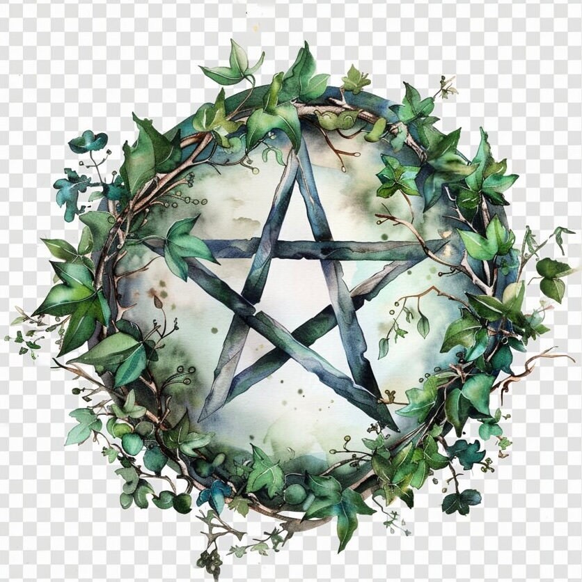 Watercolor Pentacle Bundle | PNG Clipart | No Background Clip Art ...