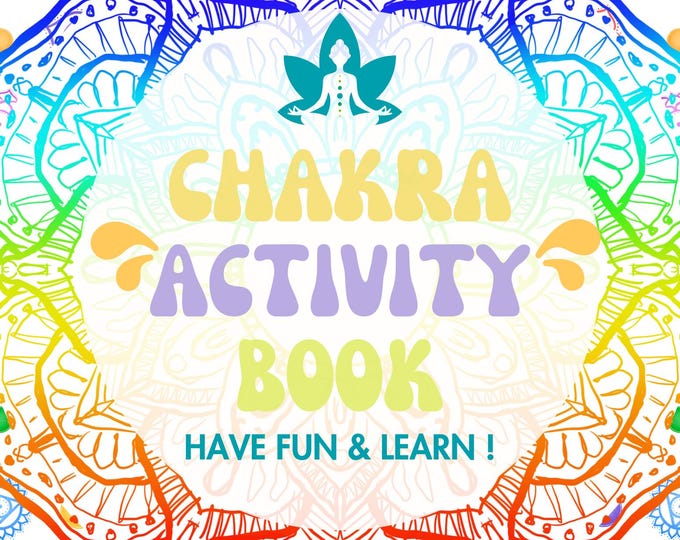 Kids Chakra Activity Book – Printable PDF + iPad Friendly | Mindfulness ...