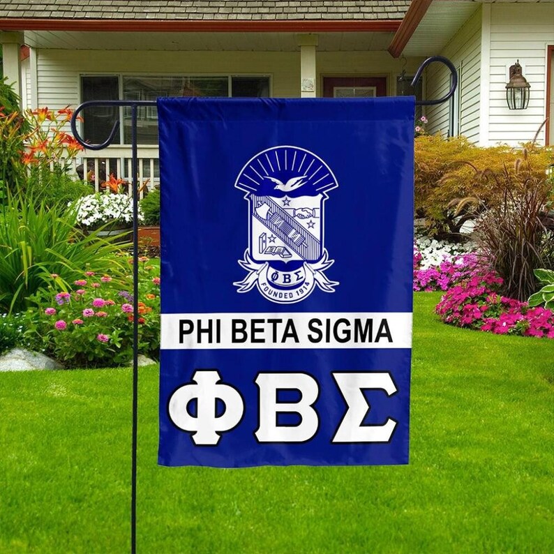 Phi Beta Sigma Garden Flag, Phi Beta Sigma Style Garden Flag, Greek ...