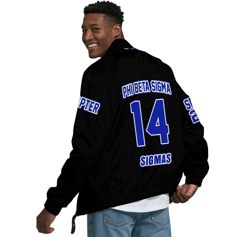 Phi Beta Sigma Custom Black Line Jacket, Fraternity Crossing Jacket ...