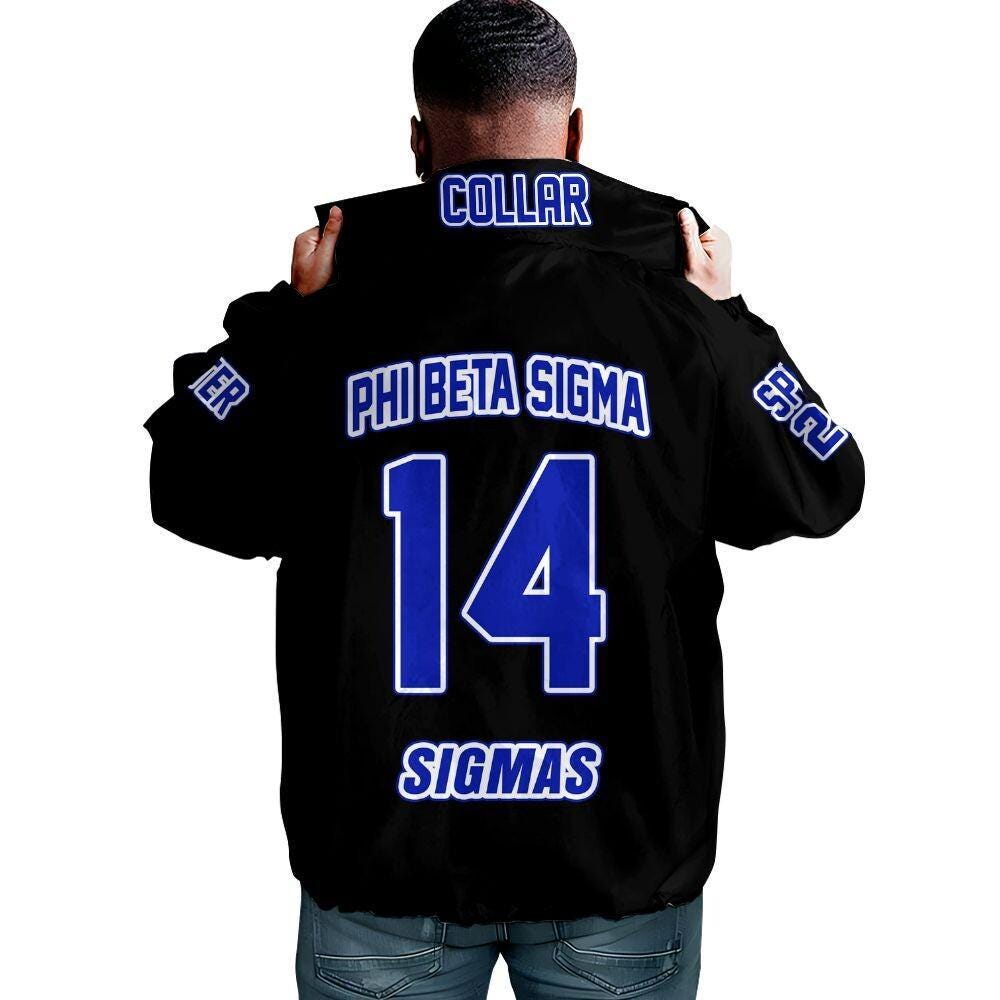 Phi Beta Sigma Custom Black Line Jacket, Fraternity Crossing Jacket ...