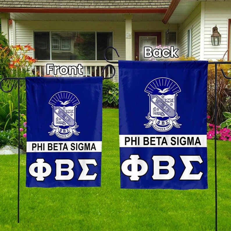 Phi Beta Sigma Garden Flag, Phi Beta Sigma Style Garden Flag, Greek ...